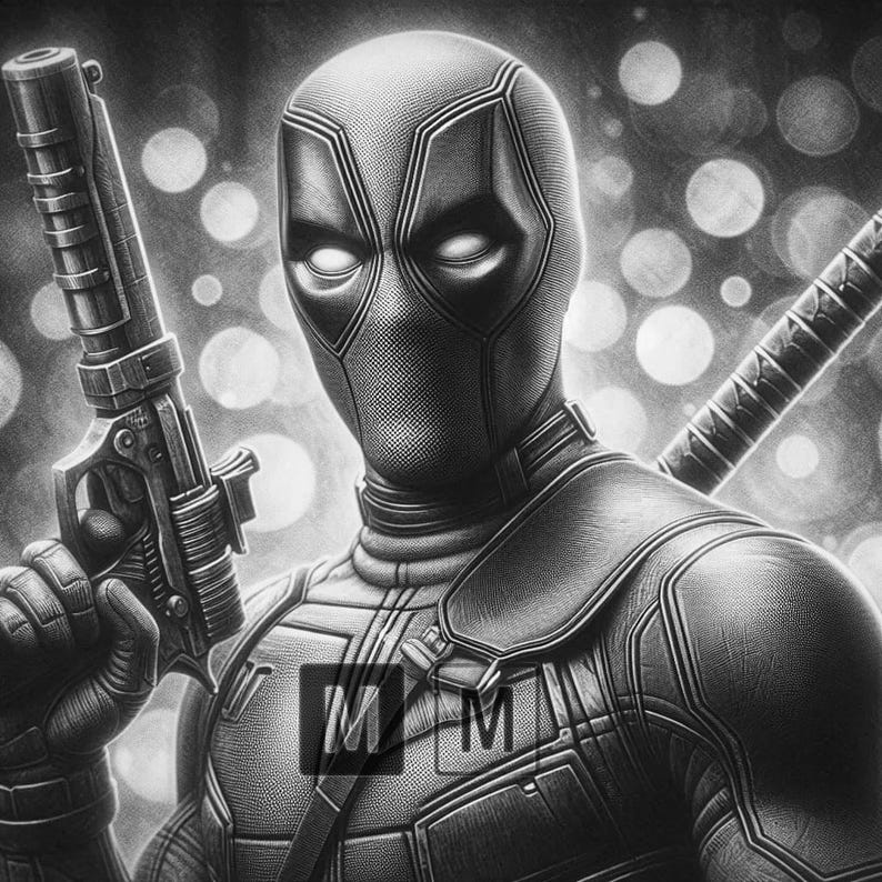 Deadpool Svg Engraving Bundle - Etsy