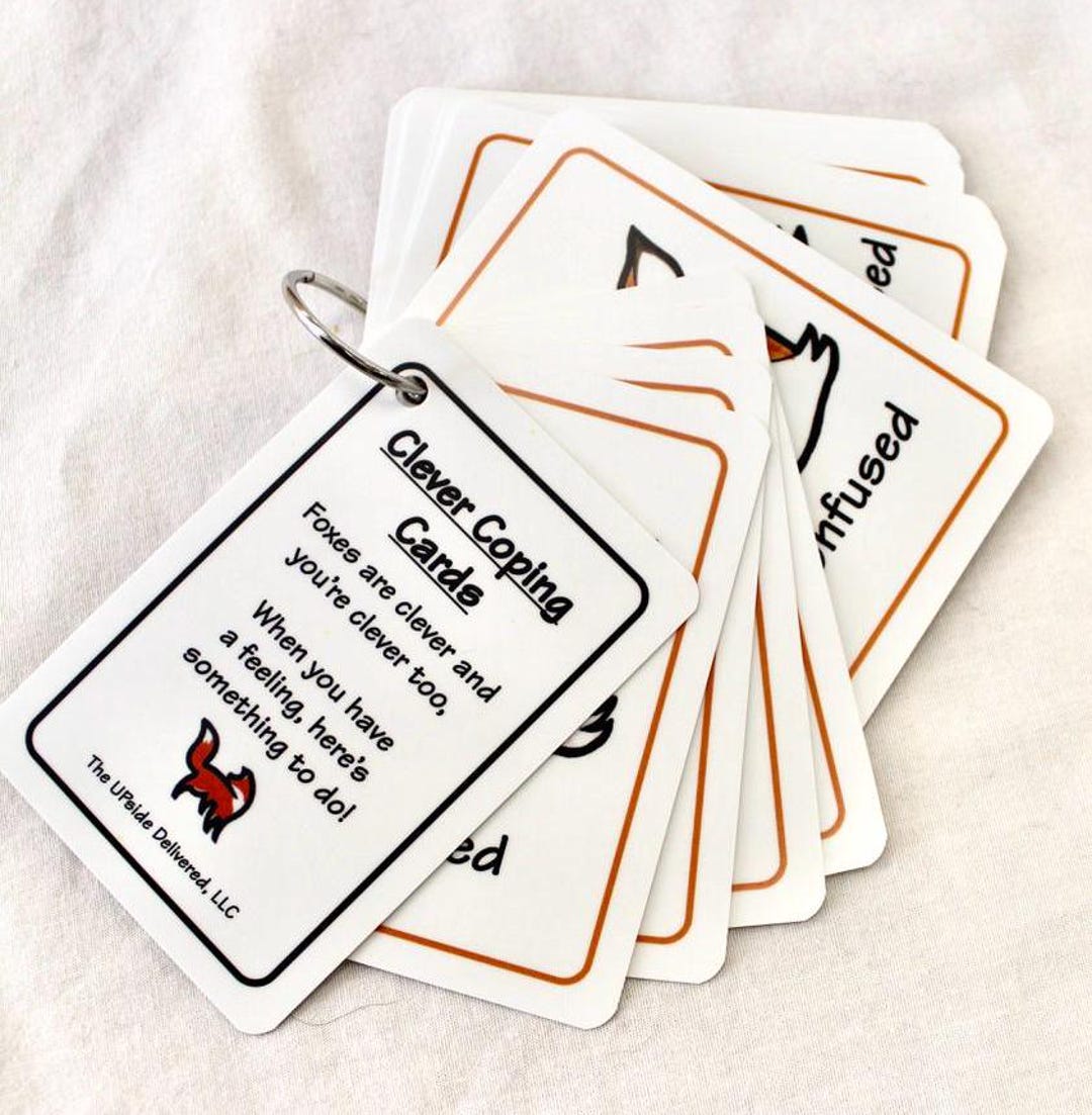 Clever Coping Cards for Children, Ages 4-8, to Learn How to Manage and ...