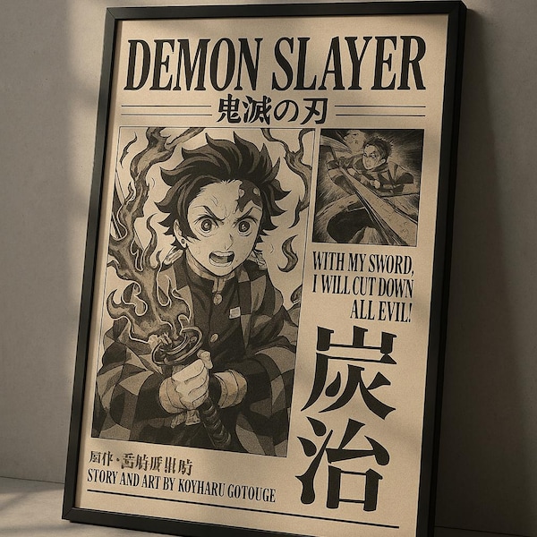 Demon Slayer Posters - Etsy