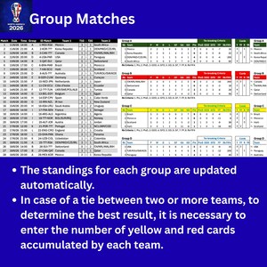 Excel-pooltracker WK 2026 | Spreadsheet voor FIFA-weddenschappen met ...