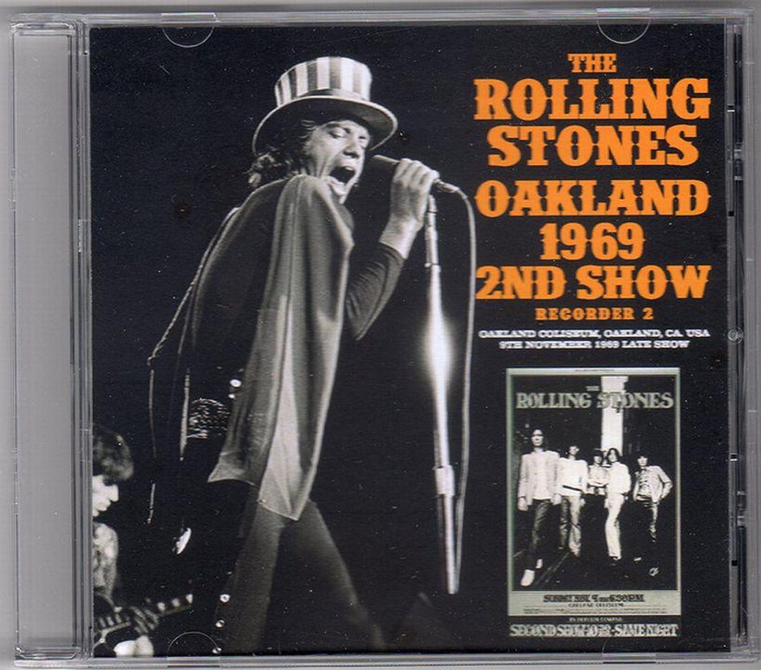The Rolling Stones - Oakland 1969 2nd Show: Recorder 2, Brand New - Etsy