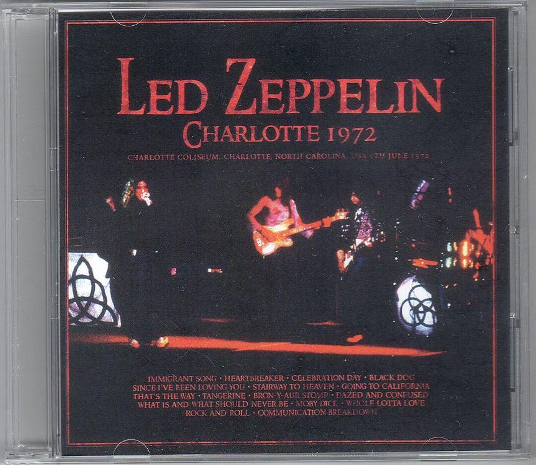 Led Zeppelin - Charlotte 1972 (2CD) Brand New - Etsy
