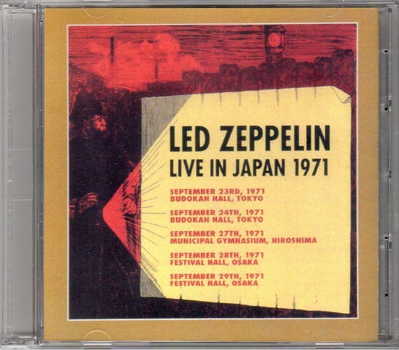 Led Zeppelin 1971 Japan