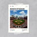 Busch Stadium Poster, St. Louis Cardinals Poster, MLB Stadium Poster ...