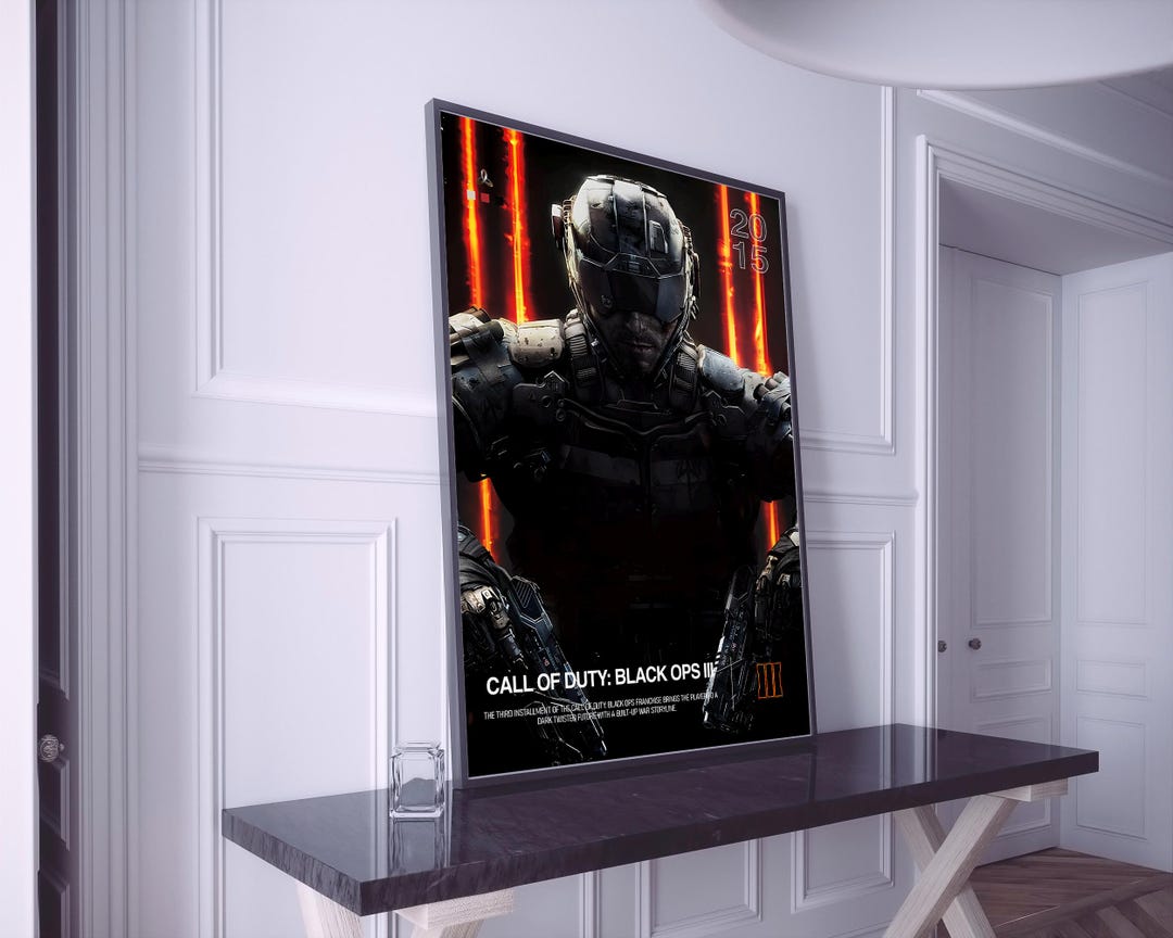Call of Duty : Black Ops 3 Poster, Video Game Poster, Minimalist Game ...