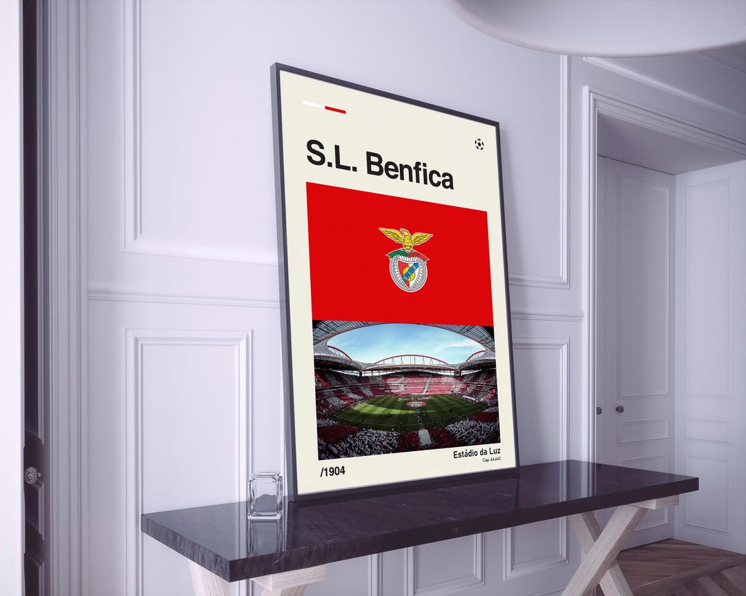 Estadio Da Luz Print, Benfica Poster, Benfica Print, Portugal Lisboa ...