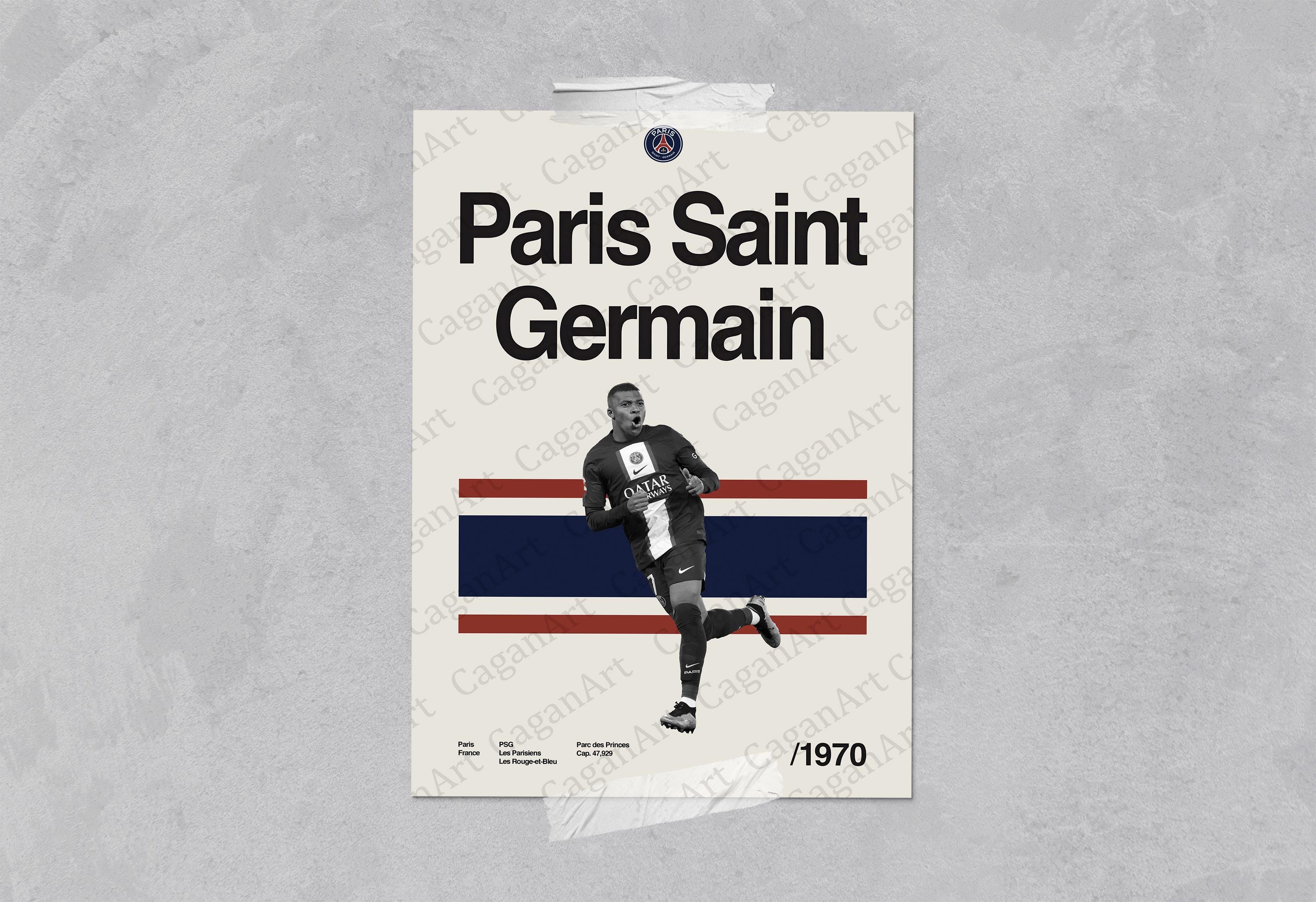 Paris Saint-germain Poster, Kylian Mbappe Poster, Parc Des Princes ...