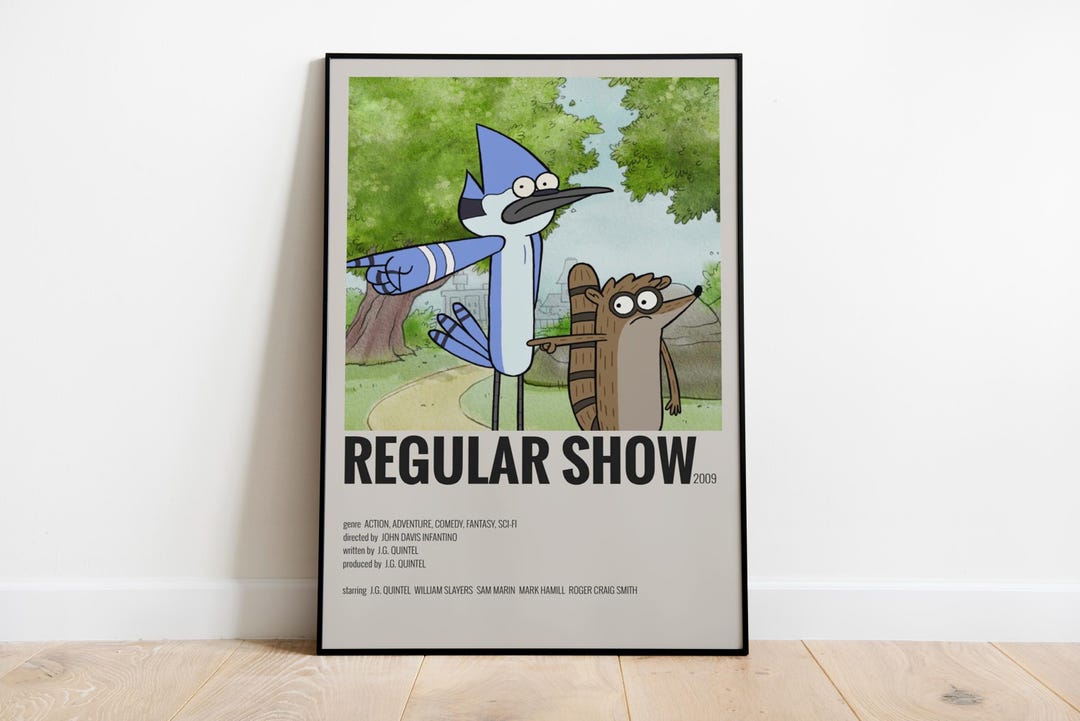 Regular Show Poster Regular Show Wall Art Epic Tv Series Poster ...