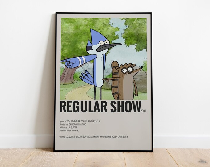 Regular Show Poster Regular Show Wall Art Epic Tv Series Poster ...