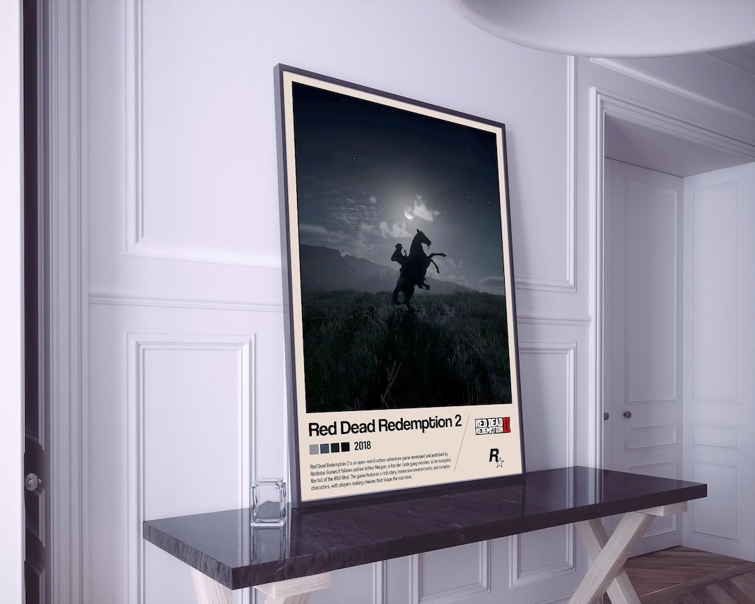 Red Dead Redemption 2 Poster, RDR 2 Poster, Video Game Poster ...