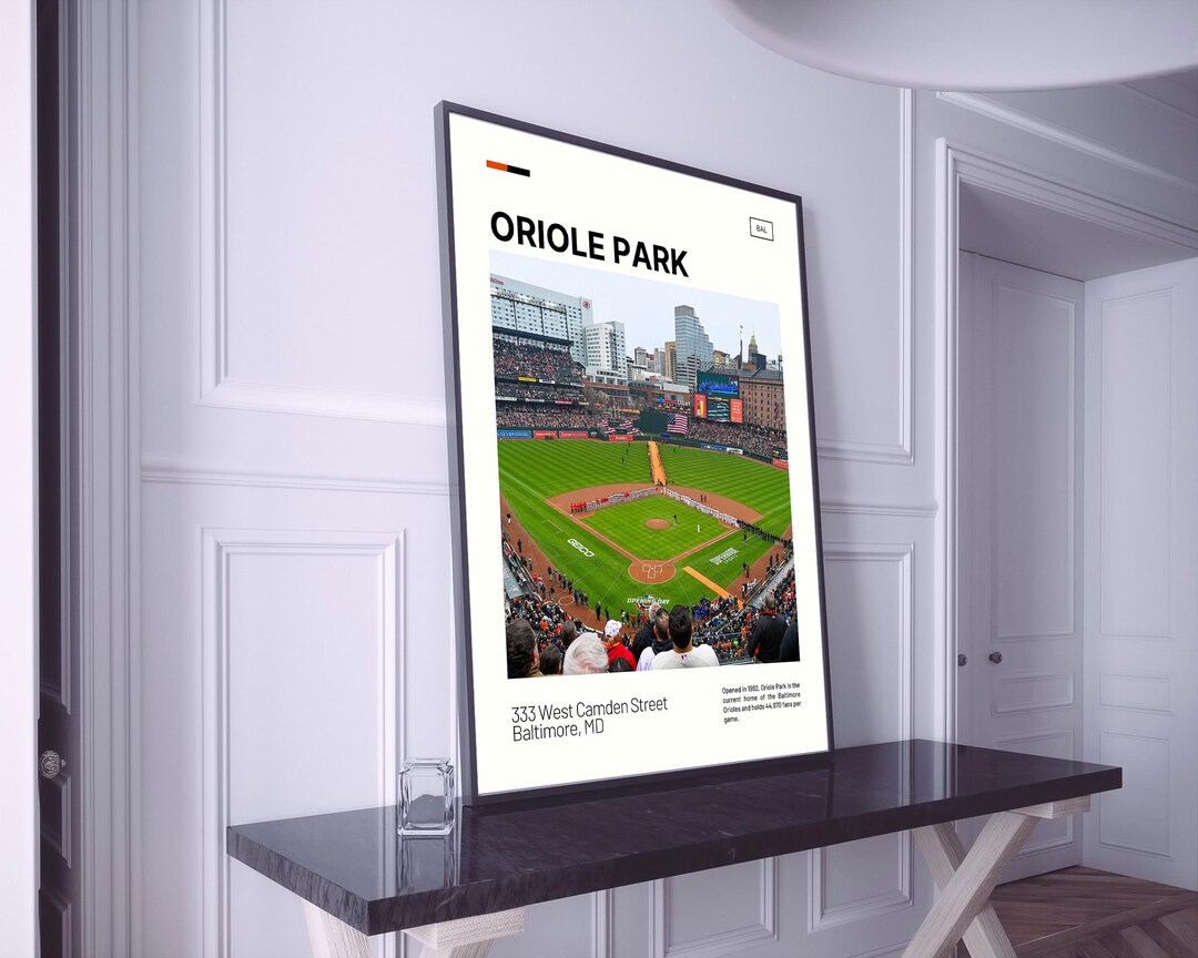 Oriole Park Poster, Baltimore Orioles Poster, MLB Stadium Poster ...