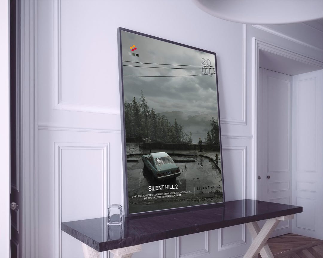 Silent Hill 2 Poster, Silent Hill 2 Video Game Poster, Minimalist Game ...