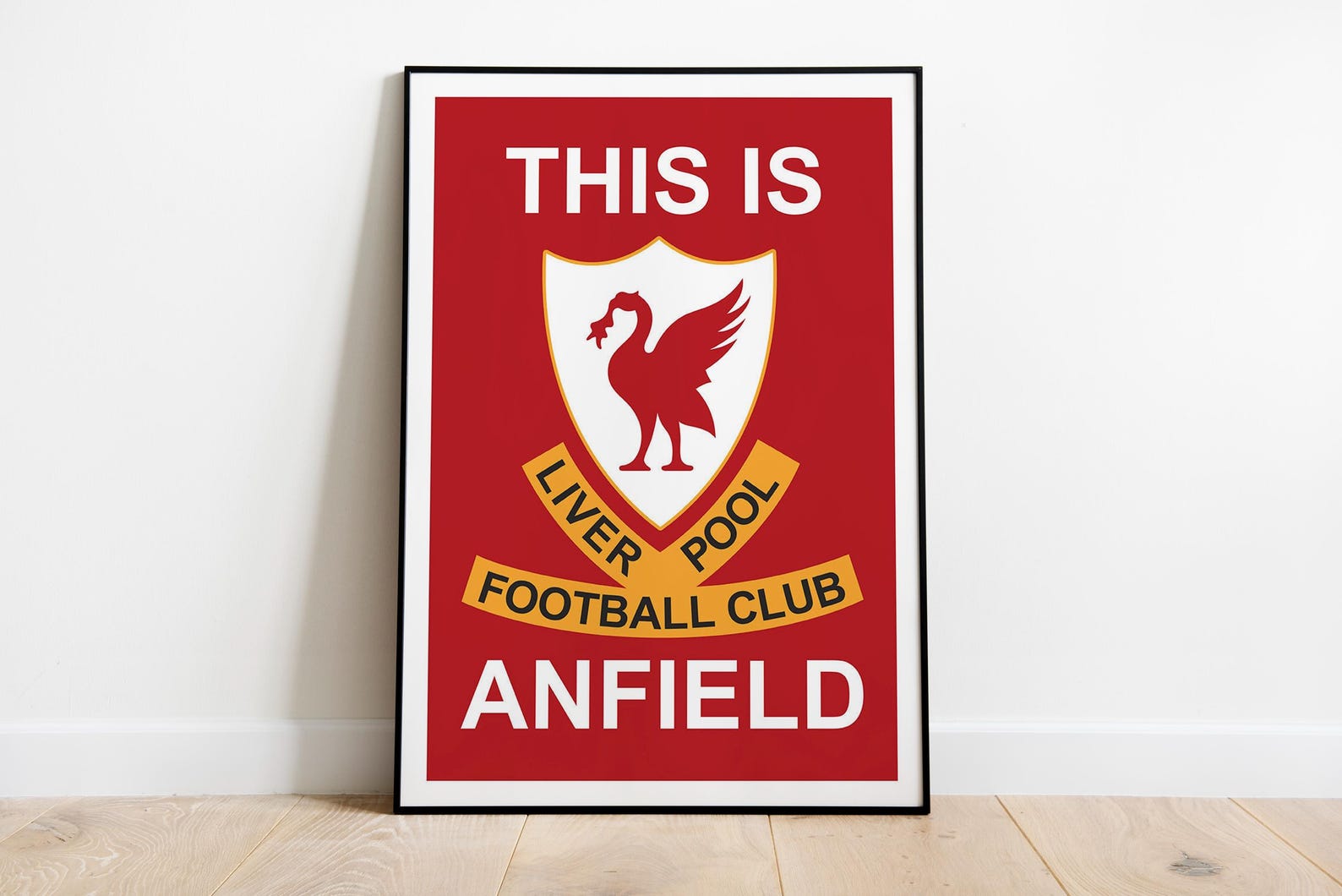 Liverpool FC Poster, Anfield Stadium Poster, Football Posters, Soccer ...