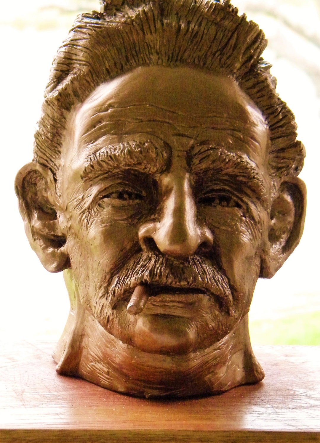 Sculpture in Clay “my Italian Uncle” - Etsy