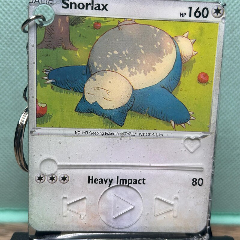 Snorlax Key Chain - Etsy