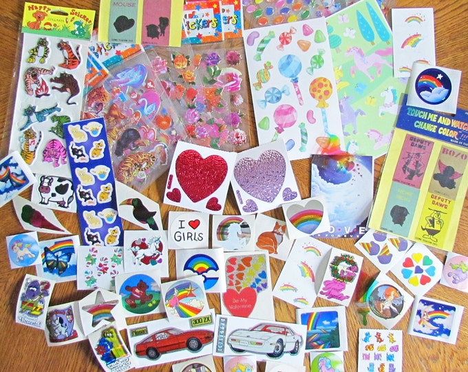 Huge Assorted Mixed Lot of Vintage Stickers Randomly Picked From My ...