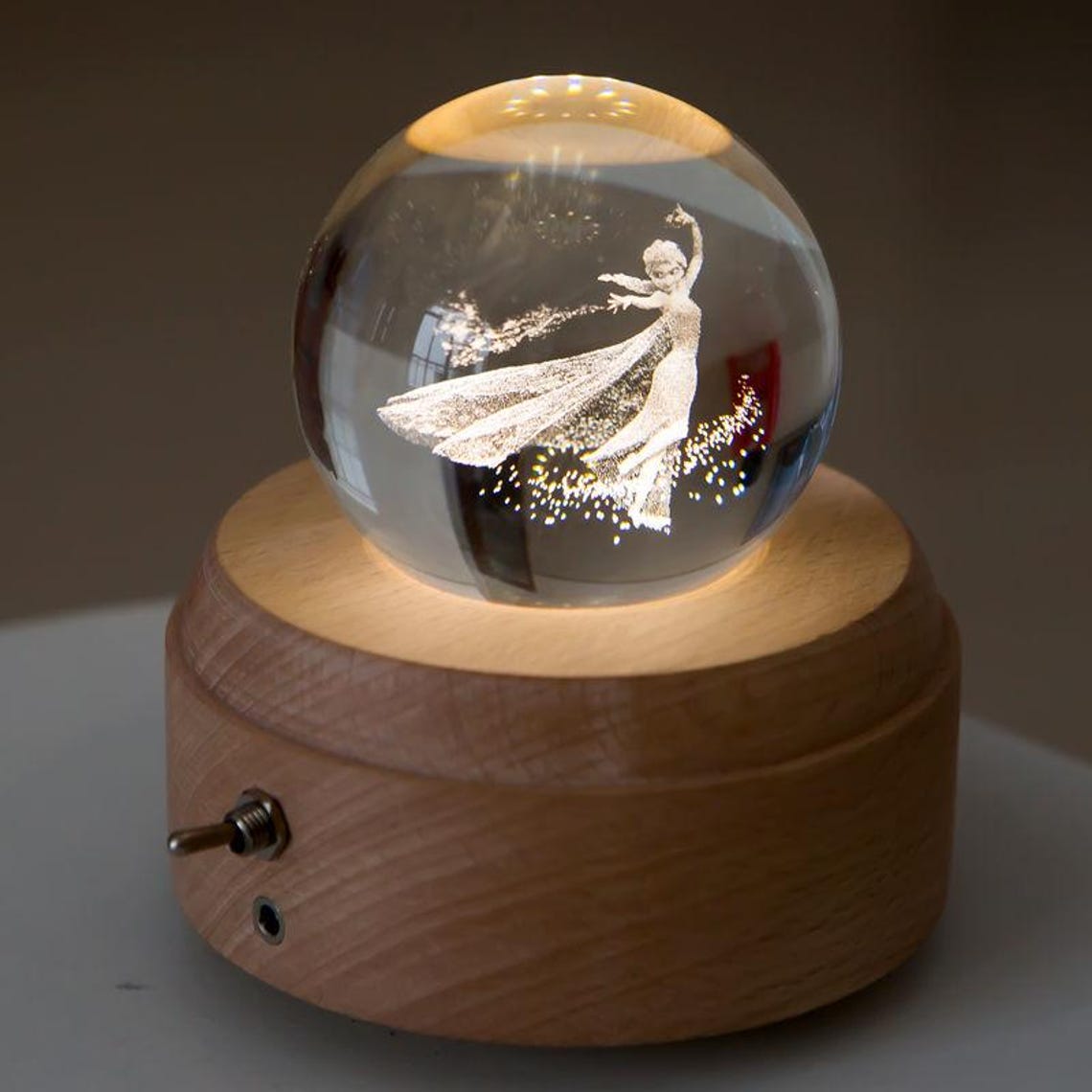 Ice and Snow Music Box,magical Music Box Gift,wooden Music Box for ...