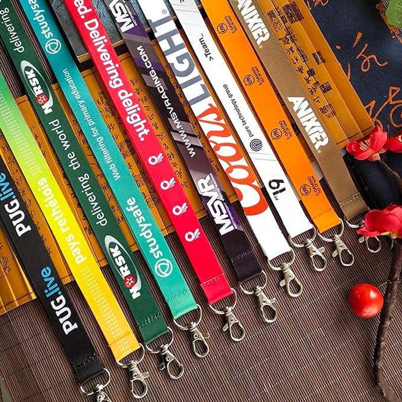 Custom Lanyard With Text/logo/photo, Personalized Customized Breakaway ...