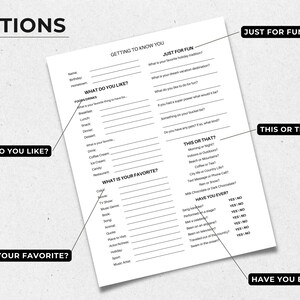 Printable All About Me, Coworker Questions, All About Me Survey ...