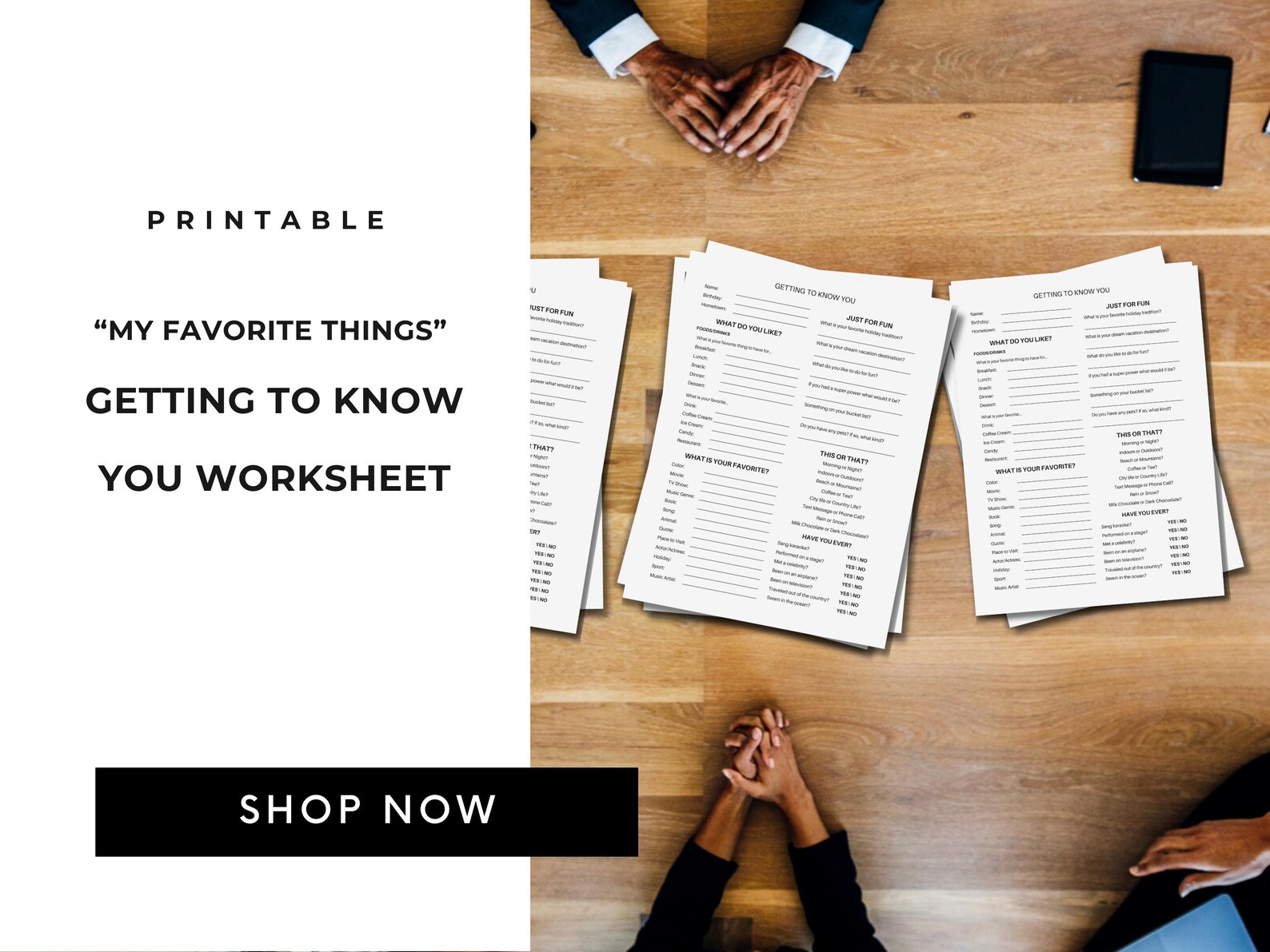 Printable All About Me, Coworker Questions, All About Me Survey ...