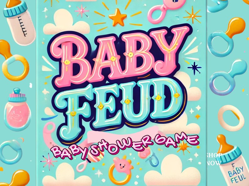 Baby Feud Printable Baby Shower Game, Baby Feud With Fast Money Round ...