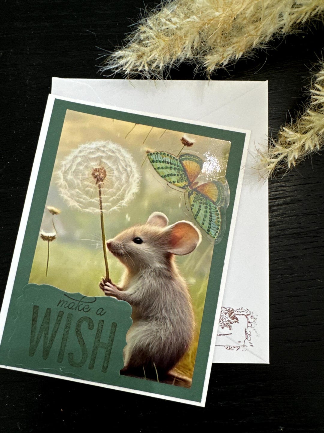 Make a Wish Mouse Birthday Card - Etsy