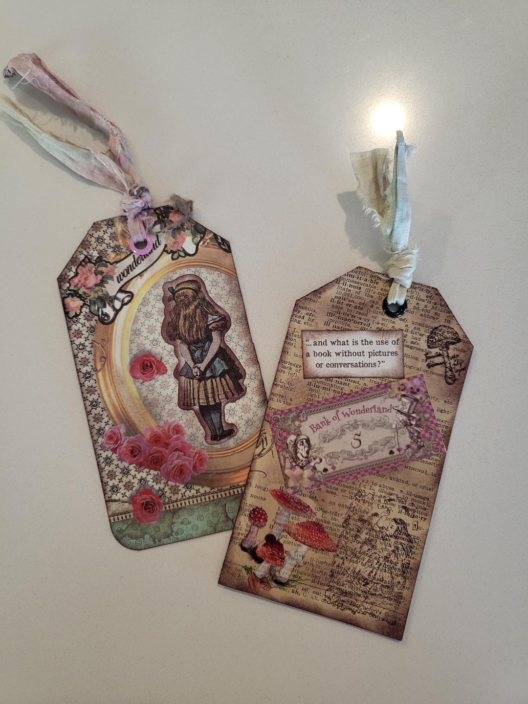 Alice in Wonderland Bookmarks Set - Etsy