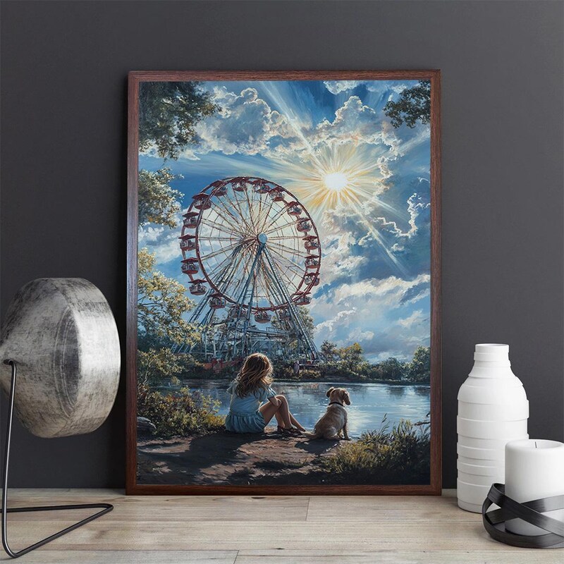 Ferris Wheel Art - Etsy