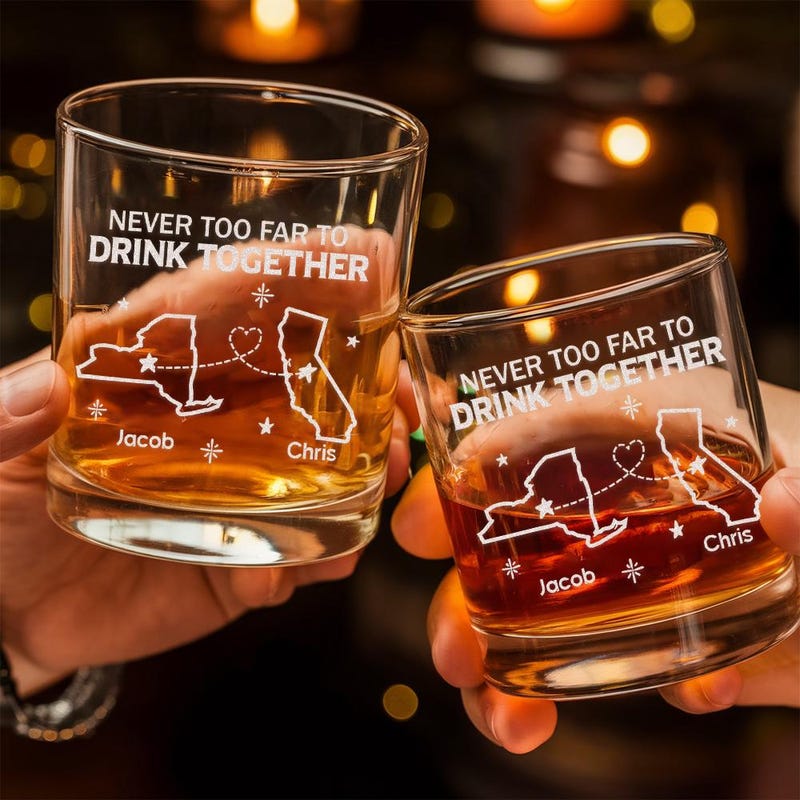 Custom Map for Friends - Etsy