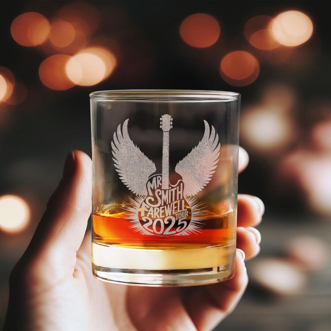 Personalized Retirement Tour 2025 Retirement Whiskey Glass, Retirement ...