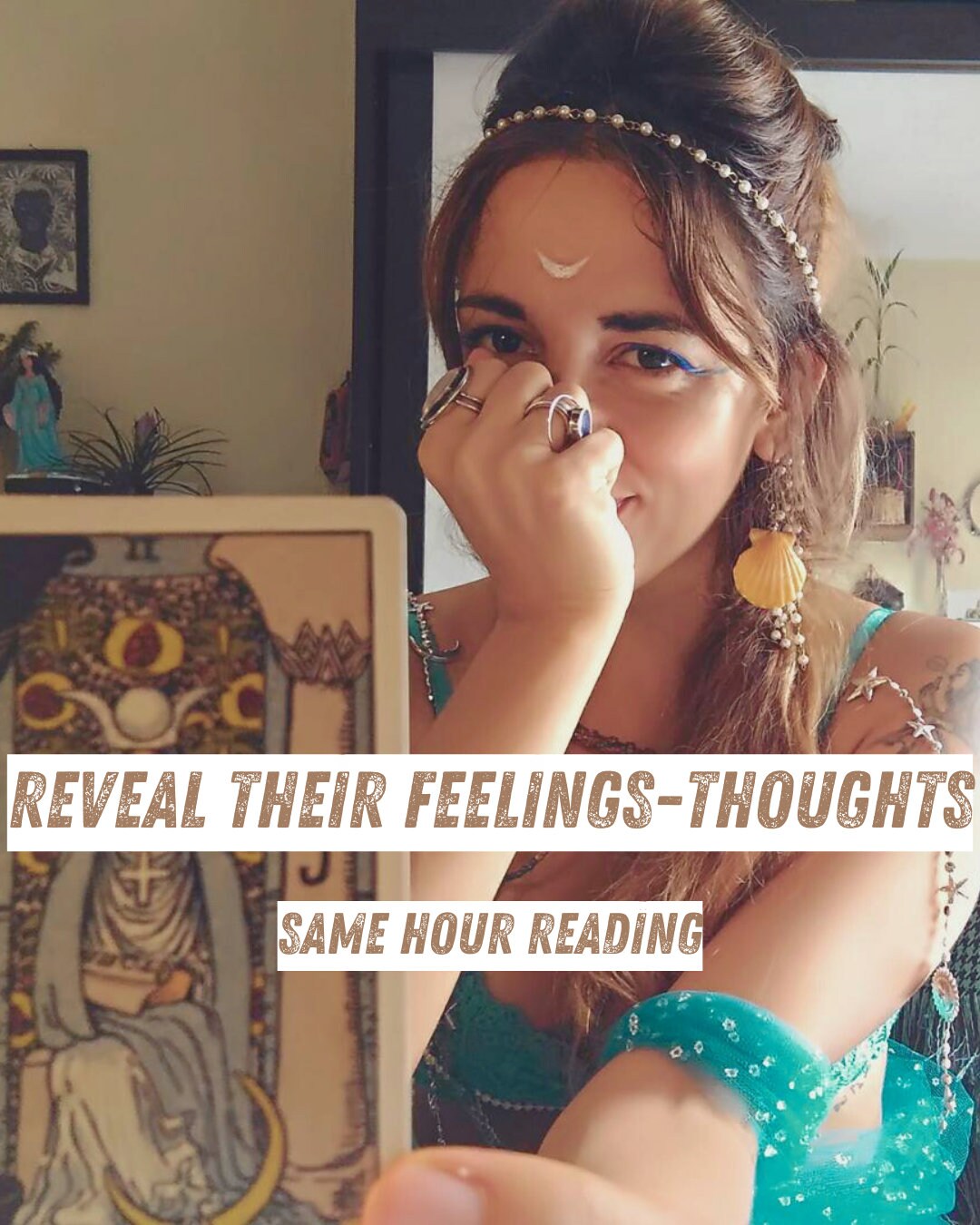 Reveal Their Feelings and Thoughts, Tarot Love Reading /telepathy ...