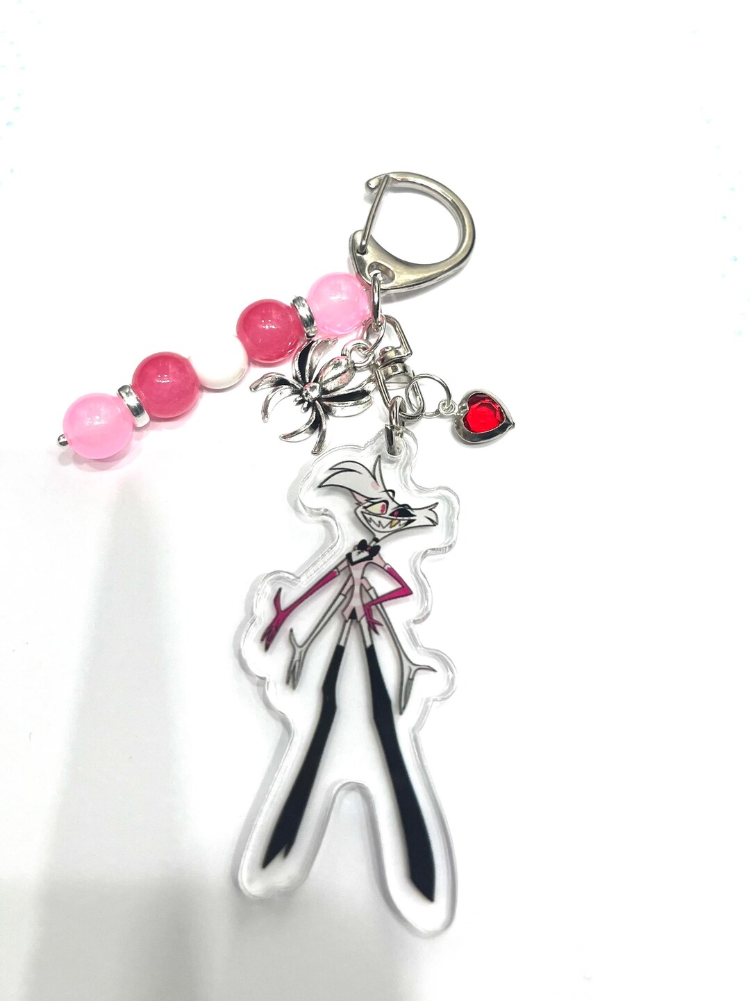 Hazbin Hotel Lucifer Inspired Keychain - Etsy