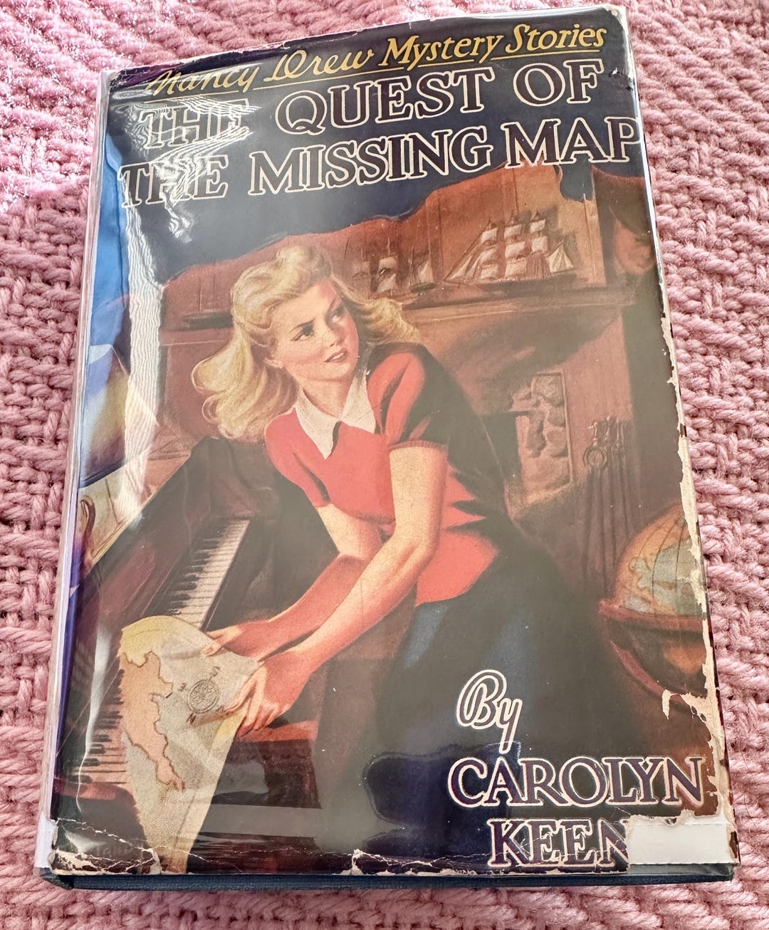 Quest of the Missing Map~nancy Drew~true First Edition~dj~scarce~nice ...