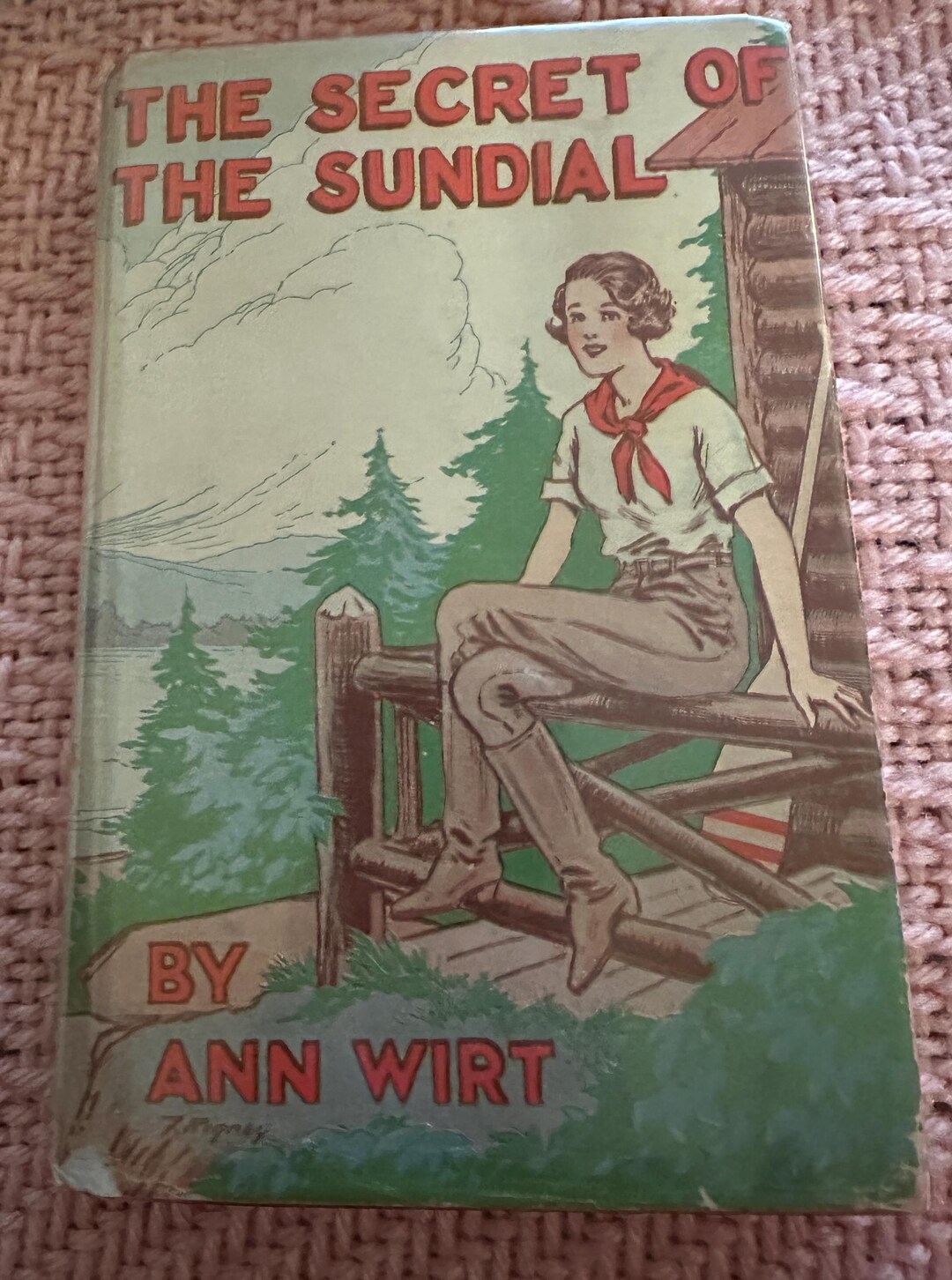 The Secret of the Sundial~ann Wirt~"real" Nancy Drew Author~dust Jacket ...