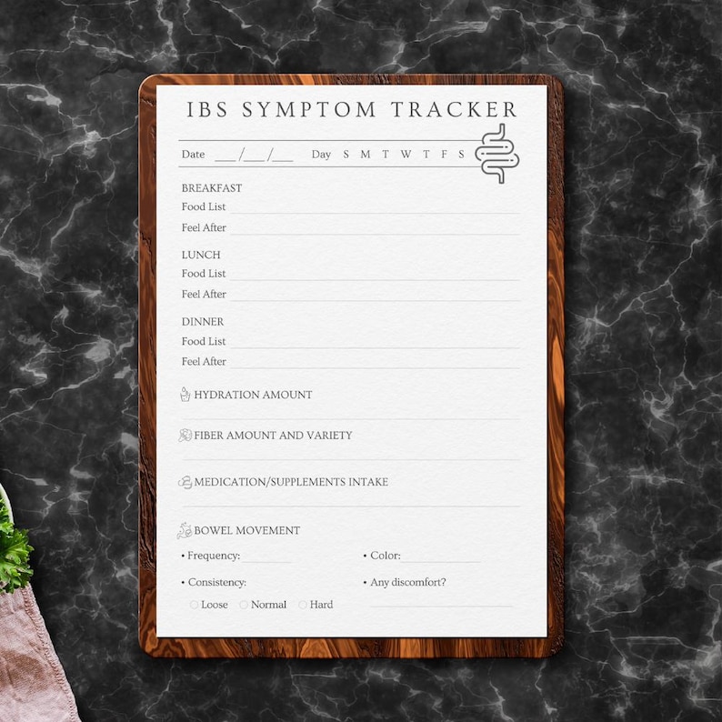 Daily IBS Diet Symptom Tracker - Low Fodmap Diary, Check Triggers With ...