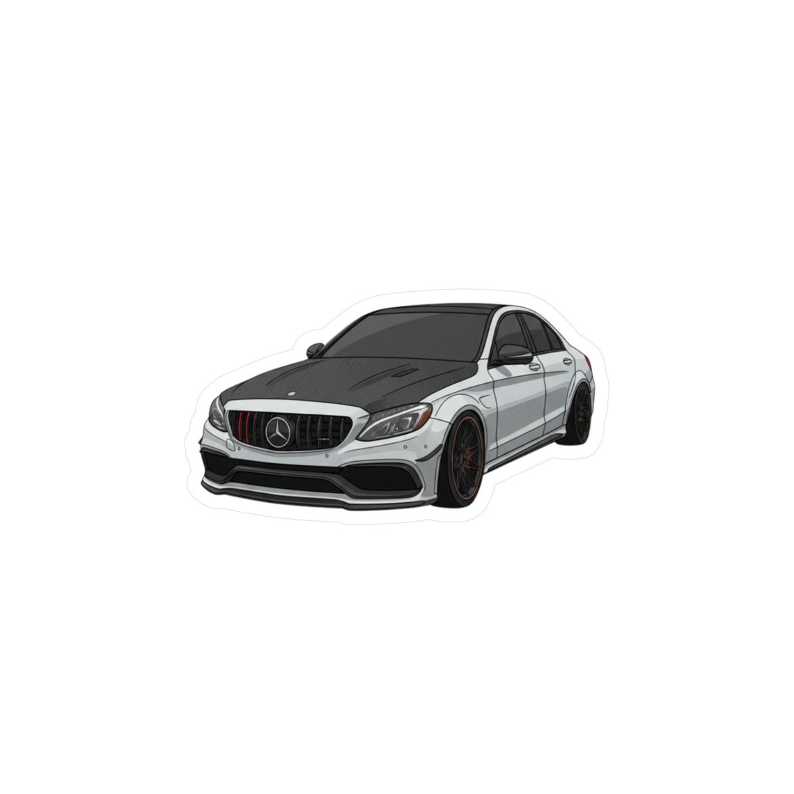 Mercedes AMG Sticker - Etsy