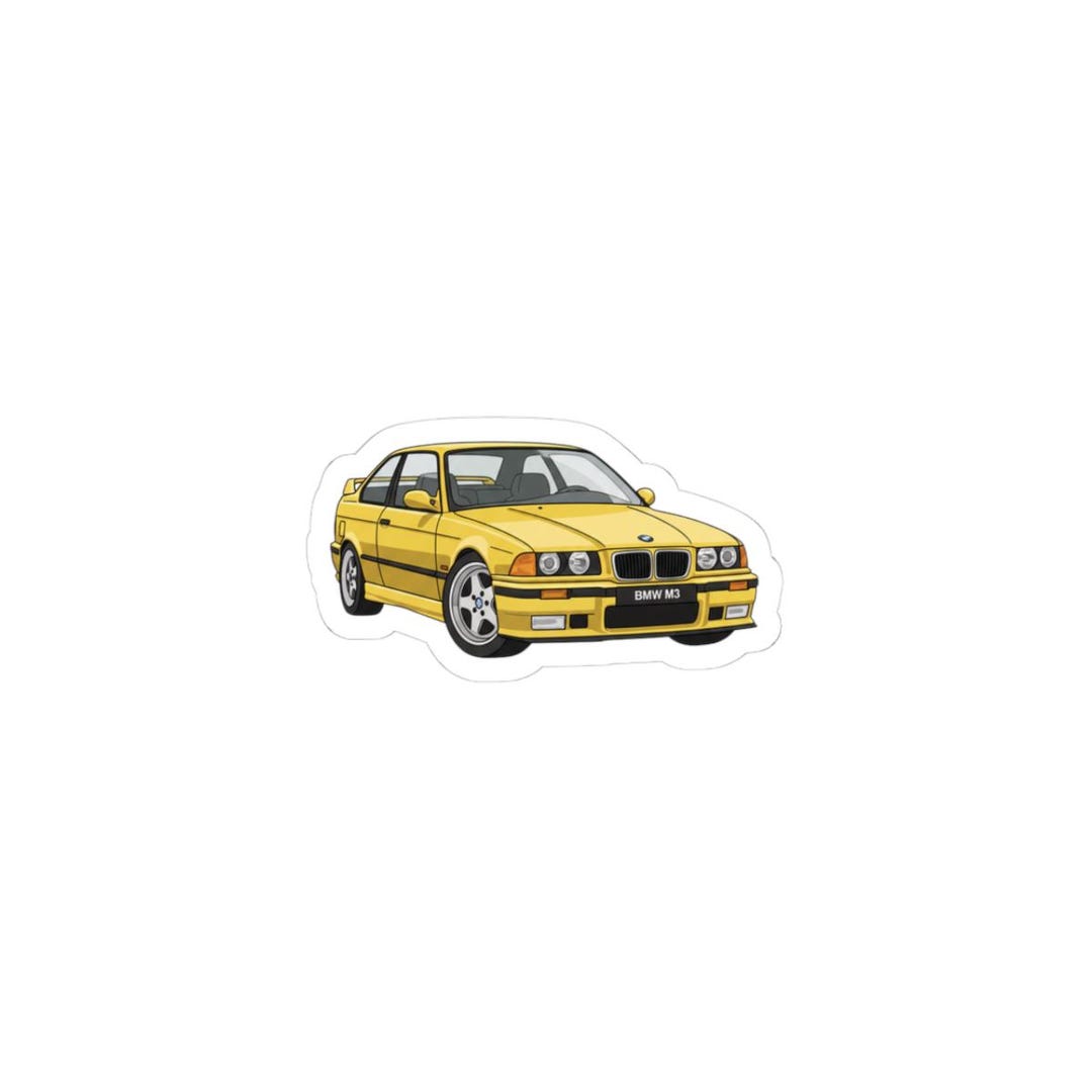 BMW E36 Sticker - Retro Car Enthusiast Vinyl Decal - Etsy