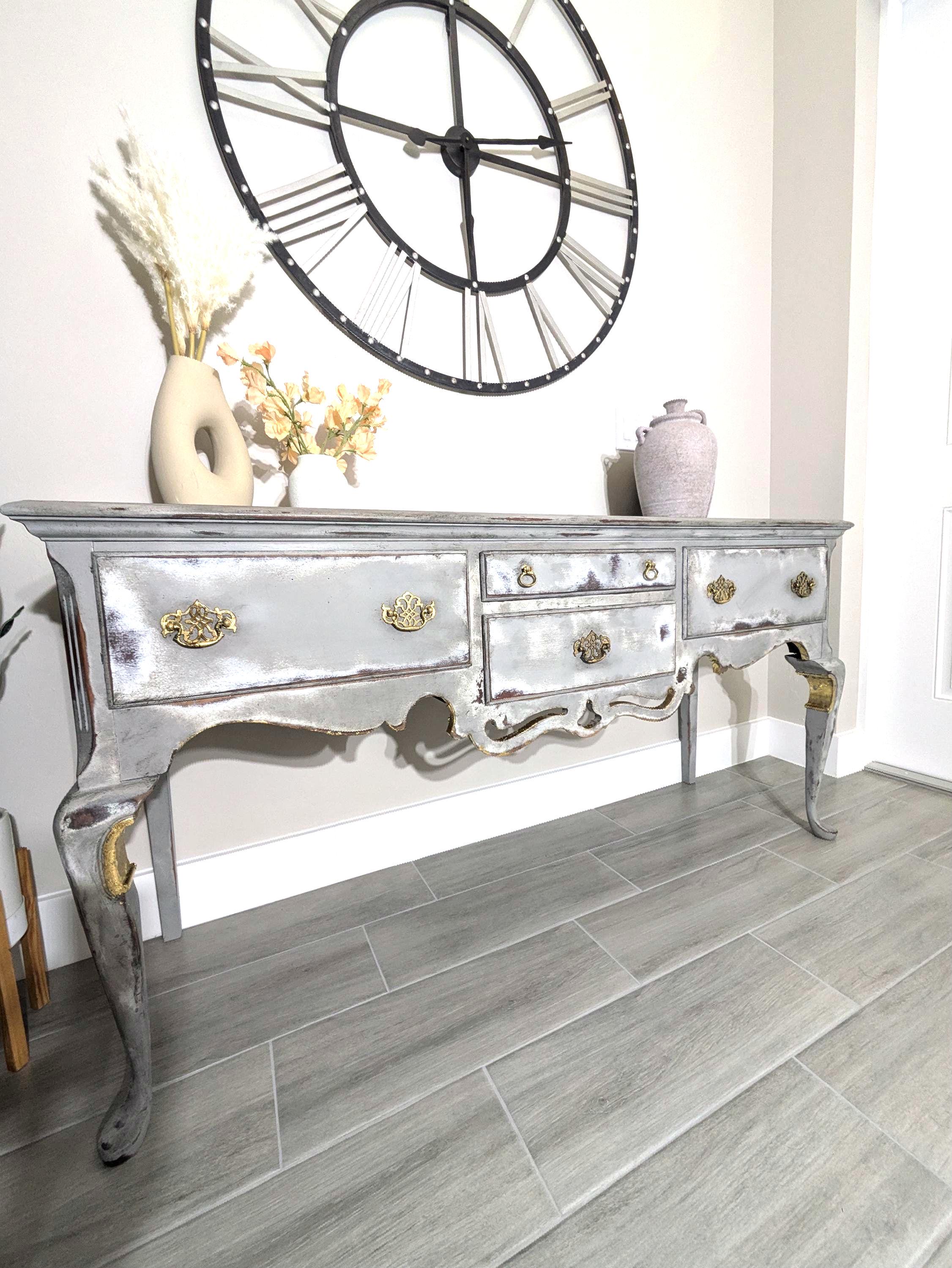 Vintage, Distressed Look, Aged, Buffet - Etsy