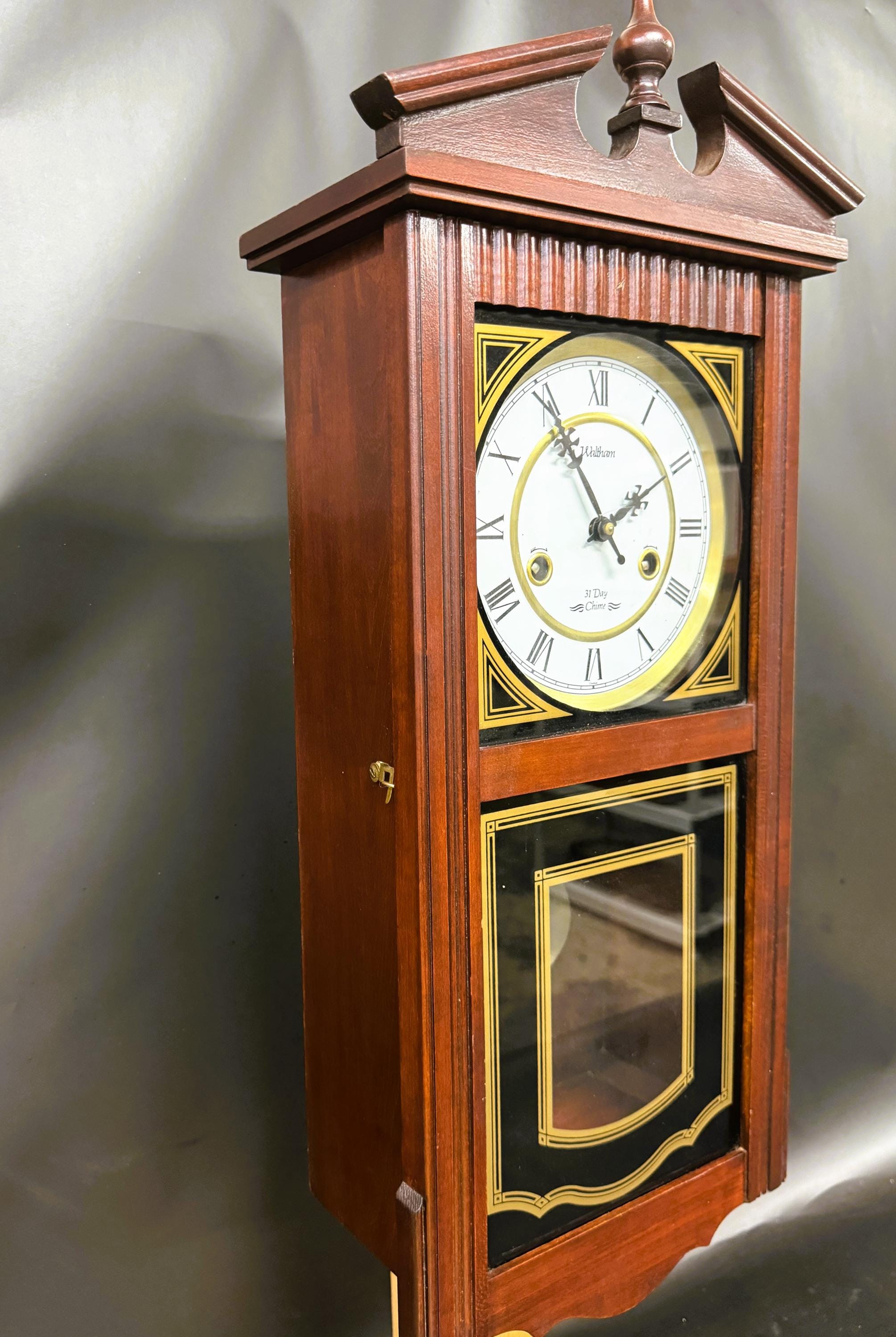 Vintage Waltham Pendulum 31 Days Clock - Etsy