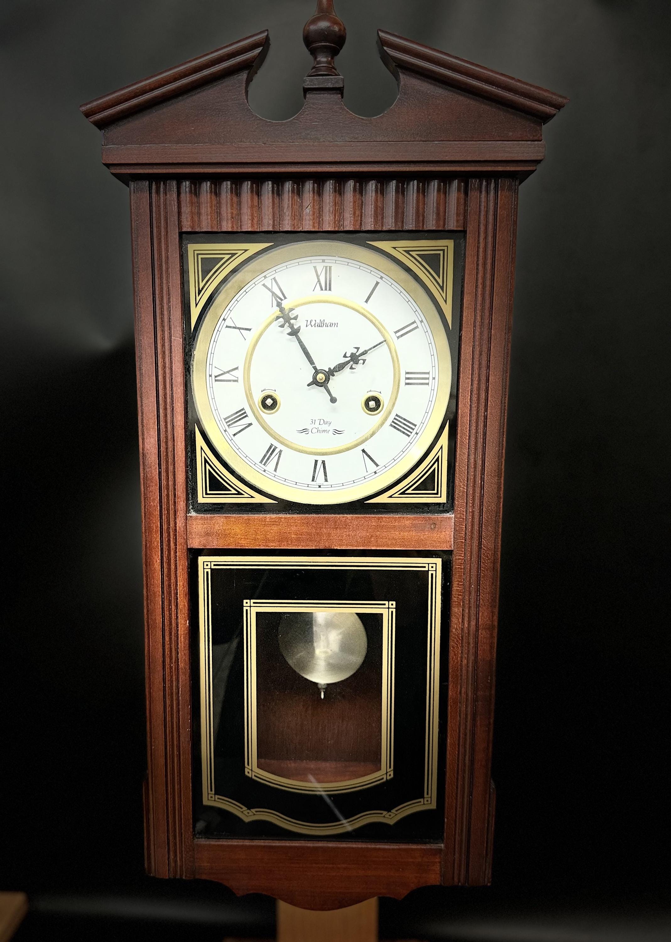 Vintage Waltham Pendulum 31 Days Clock - Etsy