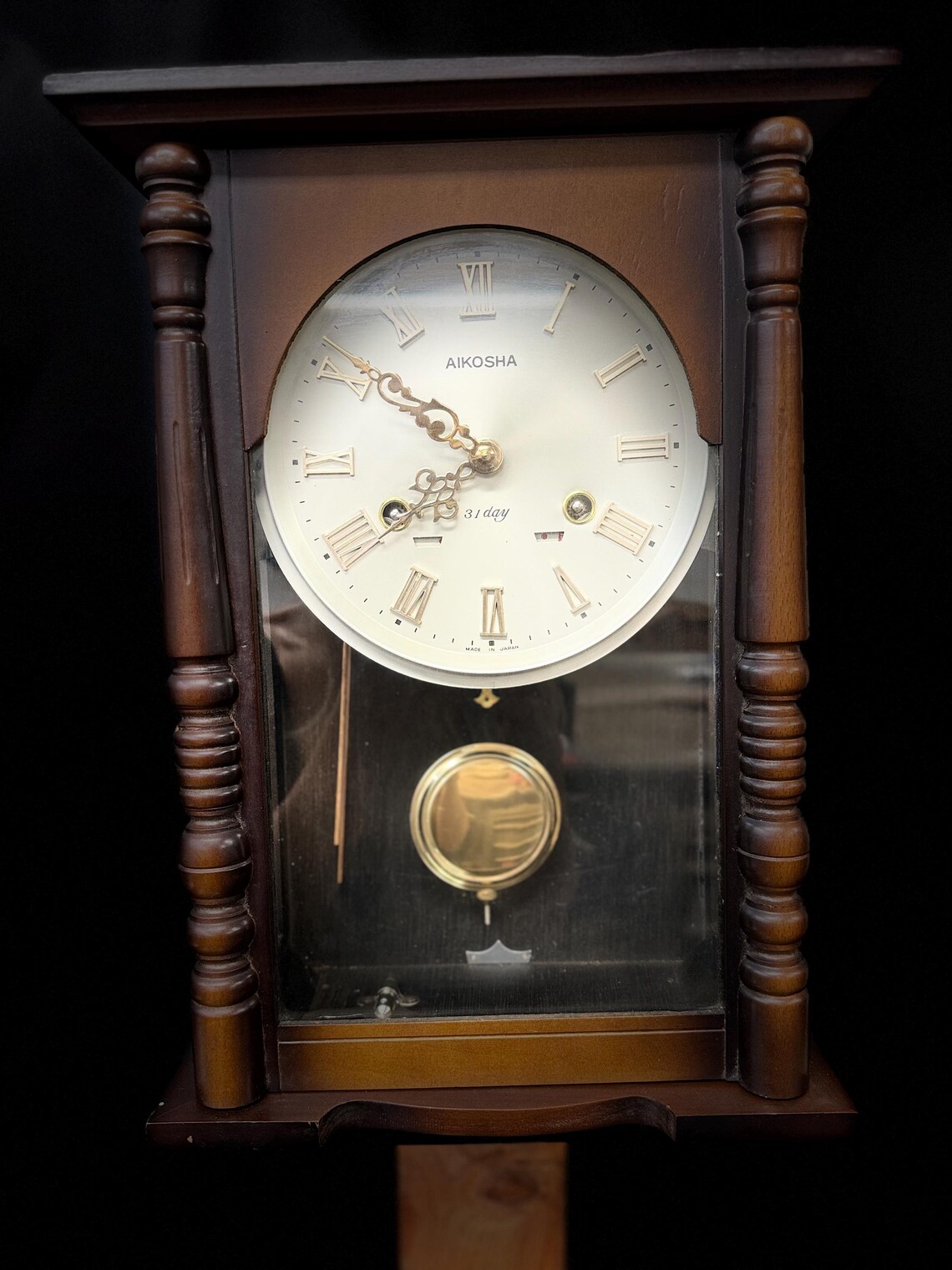 Vintage AIKOSHA 31 Day Wall Clock Chime - Etsy