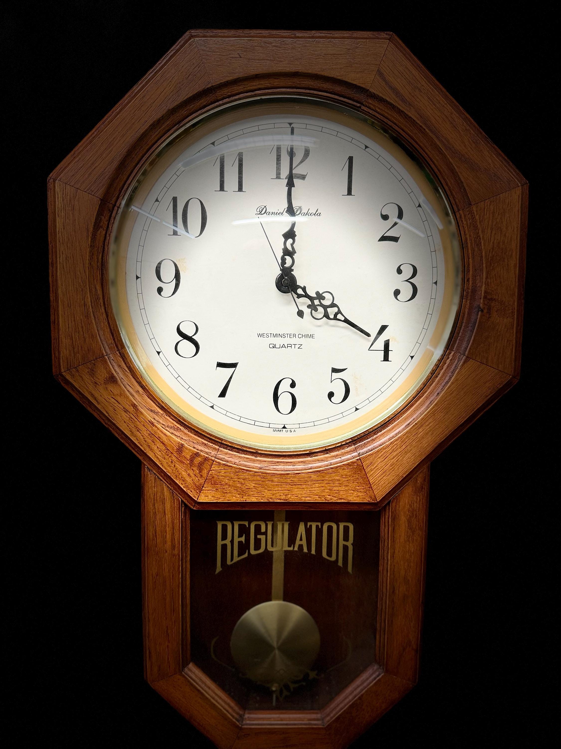 Daniel Dakota Westminster Regulator Chime Wall Clock - Etsy