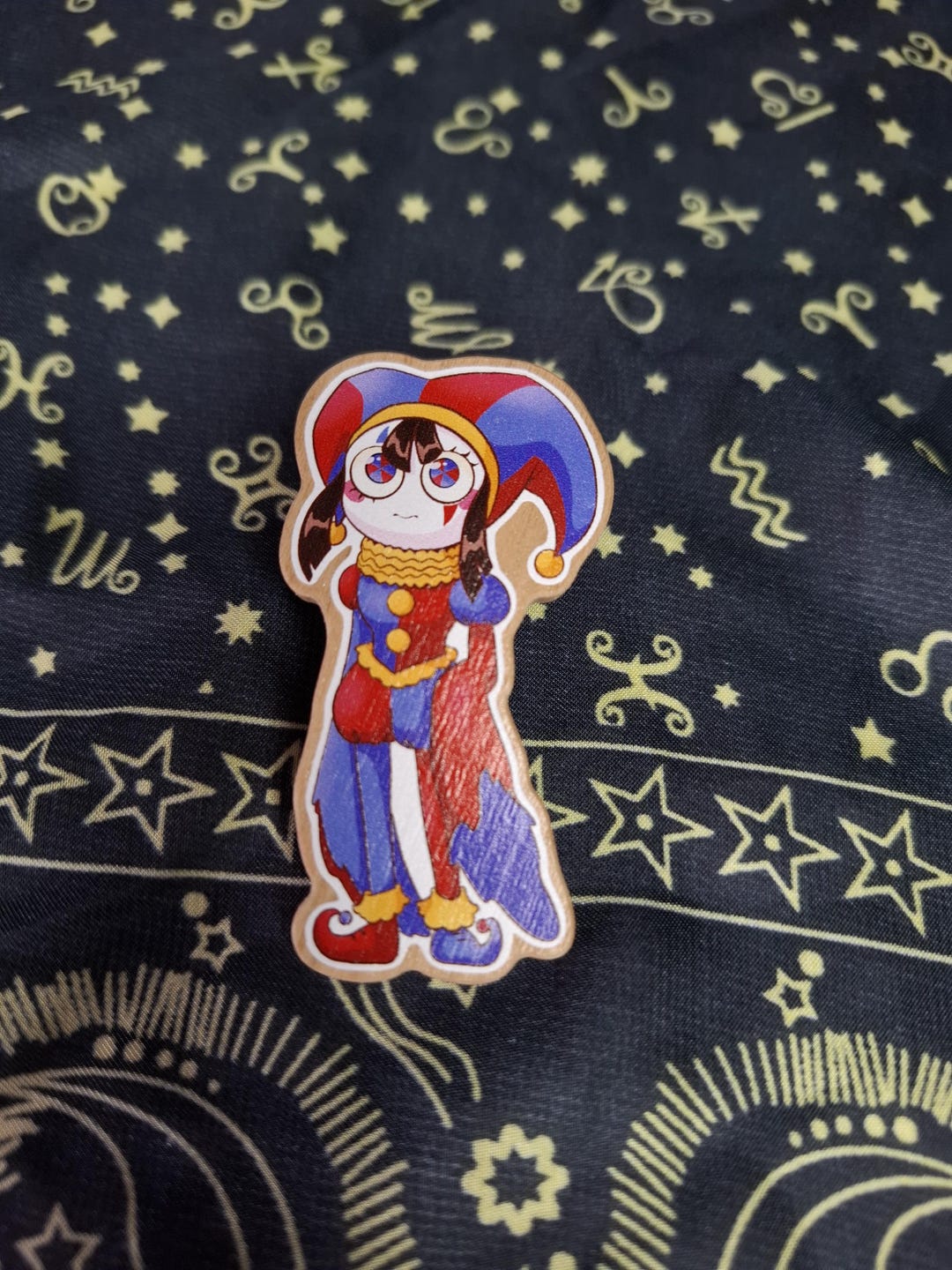 Pomni Wooden Pin - Etsy