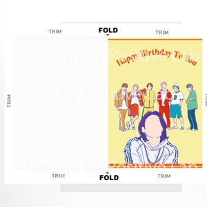 BTS Card/ BTS Printable/ BTS Printable Card/ Bts Birthday Card/bts ...