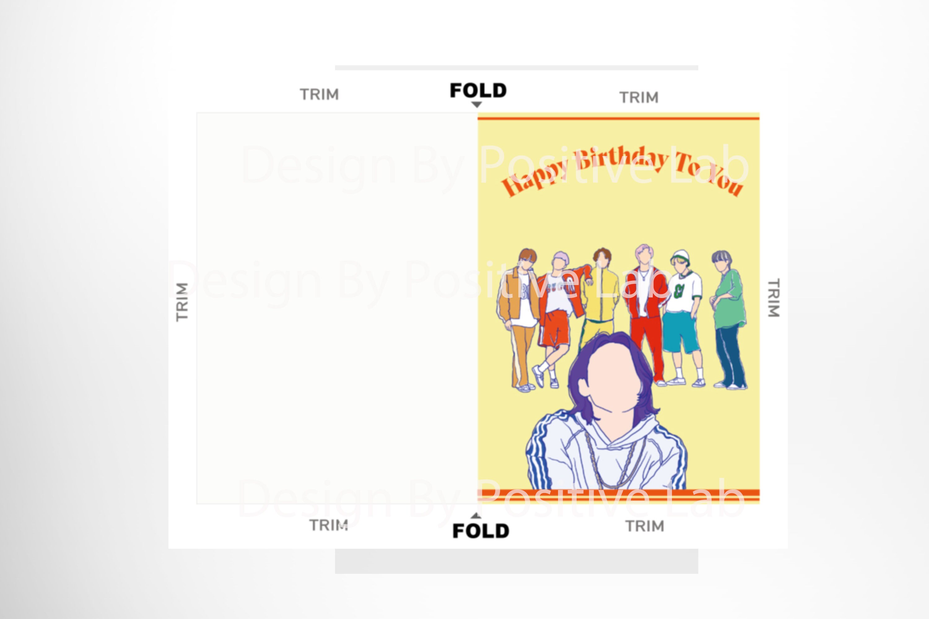BTS Card/ BTS Printable/ BTS Printable Card/ Bts Birthday | Etsy Canada