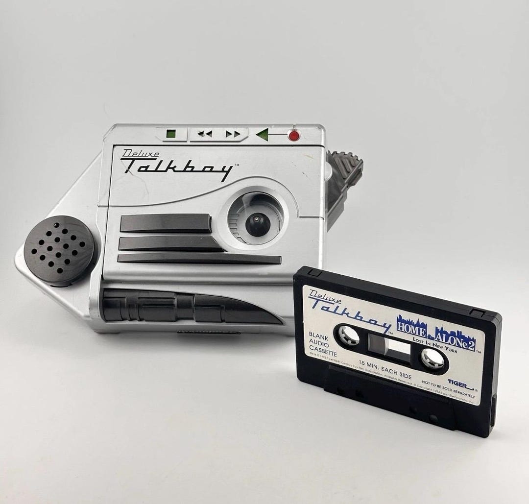 Vintage 1993 Tiger Toys Talkboy Deluxe HOME ALONE 2 Tested Working - Etsy