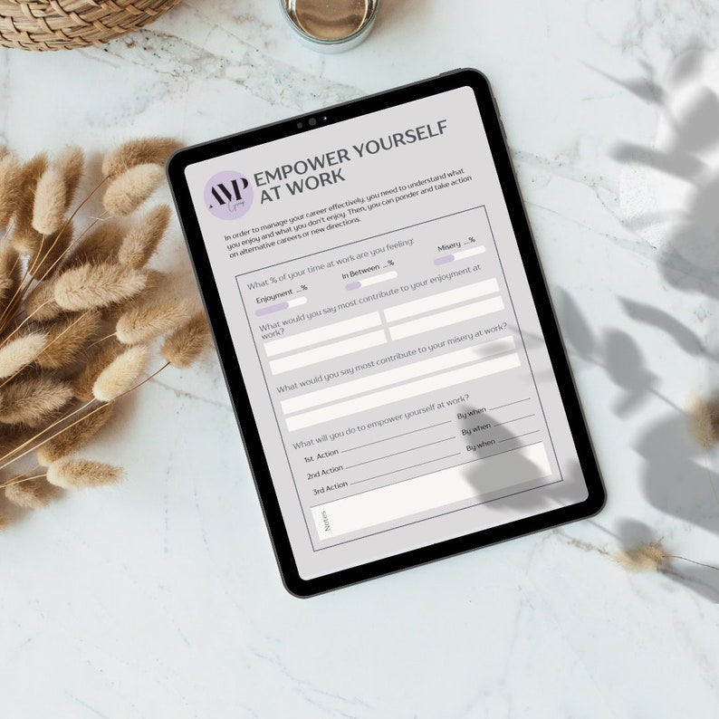 Empowerher: Thriving in Your Career and Life - Digital Workbook - Etsy