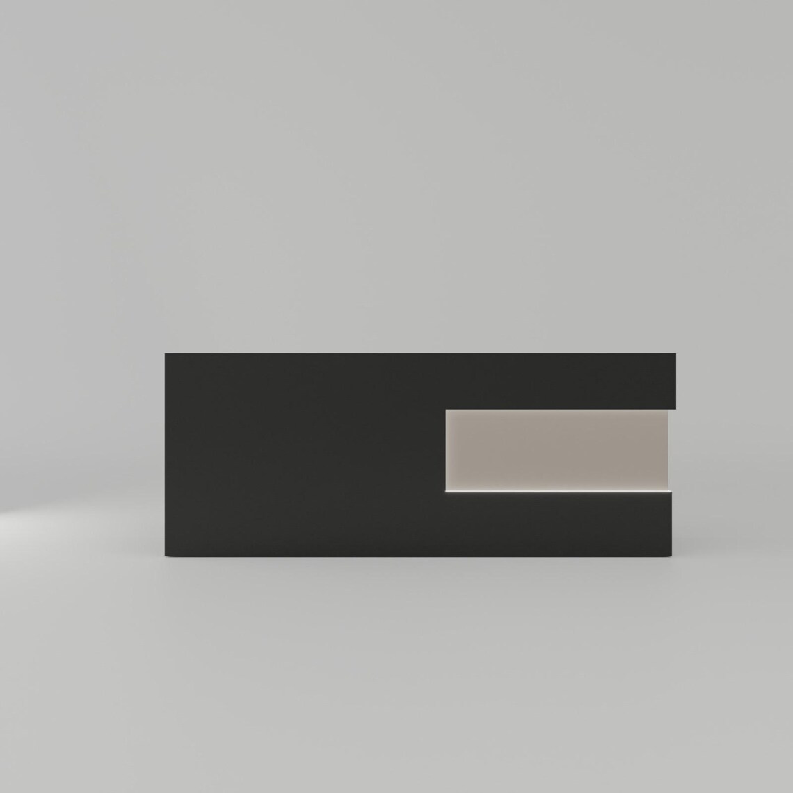 Custom Modern Reception Desk, Modern Furniture, Office Desk, Custom ...