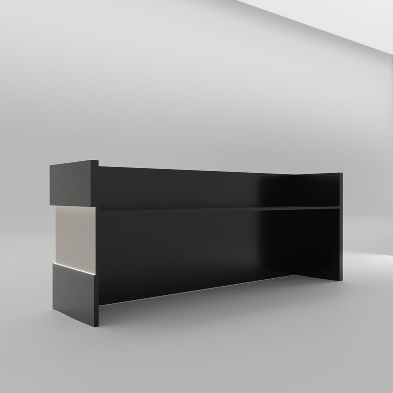 Custom Modern Reception Desk, Modern Furniture, Office Desk, Custom ...
