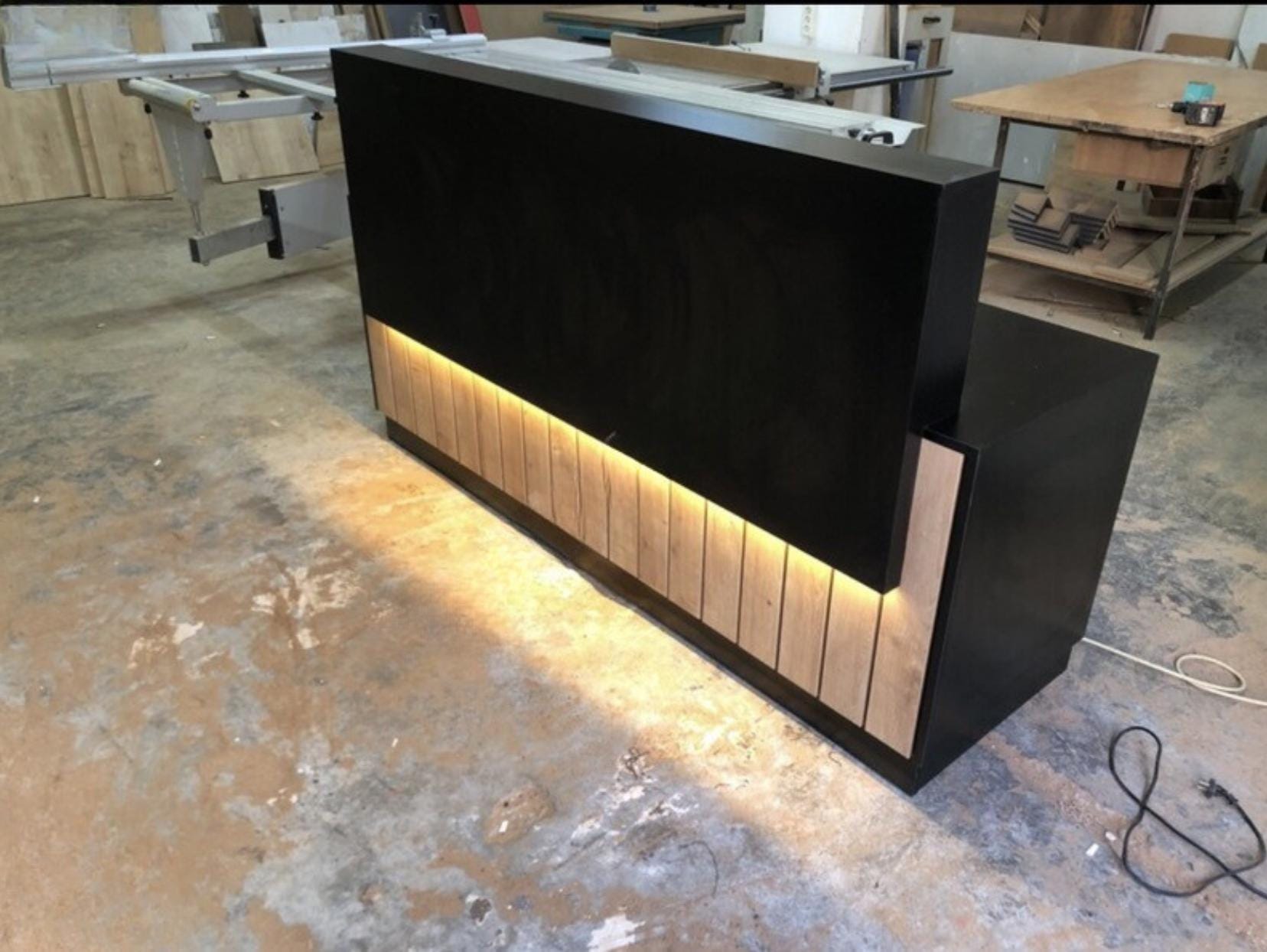 Custom Modern Reception Desk, Modern Furniture, Office Desk,minimalist ...